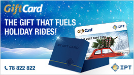 IPT | "IPT Gift Card": The Gift that Fuels Holiday Rides