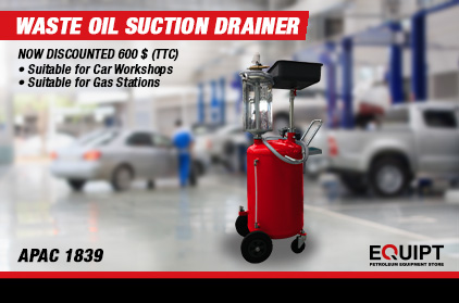 Why a Waste Oil Suction Drainer is a Must-Have - Equipt